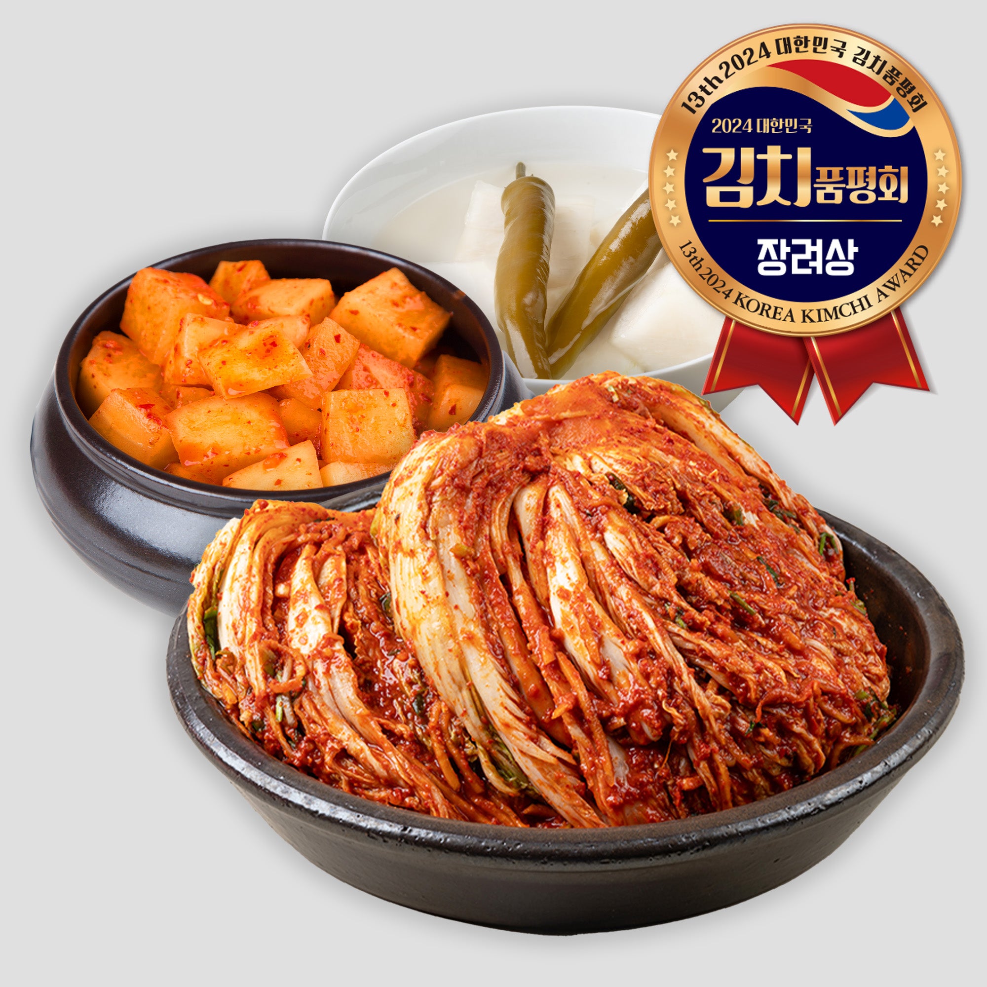 Yeoncheon Mi-geum-chi Cabbage Kimchi + Dongchimi + Kakdugi | Wooltari